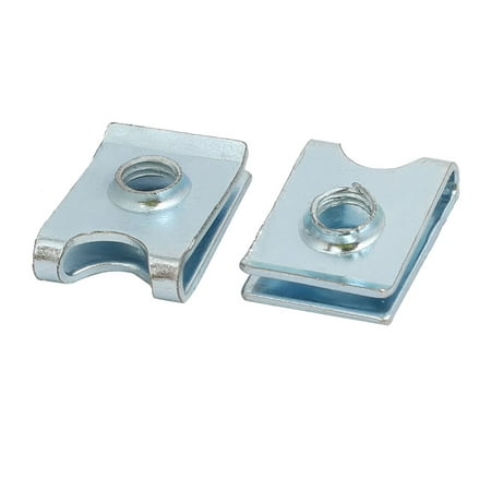 Fit M5 Screw 65Mn Spring Steel U Clip Nut Silver Tone 18mm x 13mm 10pcs ...