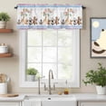 Cartoon Animals Valances for Windows Giraffes Pandas Raccoons Bear Pink ...