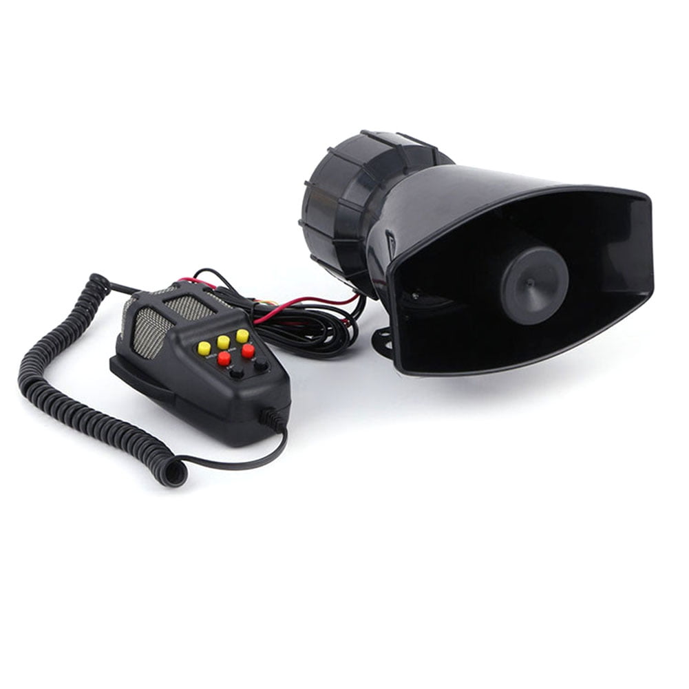 12V 100W 7 Sound Loud Car Warning Security Alarm Police Fire Siren Air ...