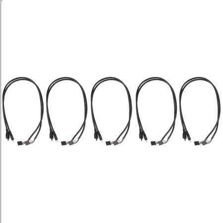 (10-Pack) 50CM 5 Pin Motherboard Female Header to -USB Male Adapter ...