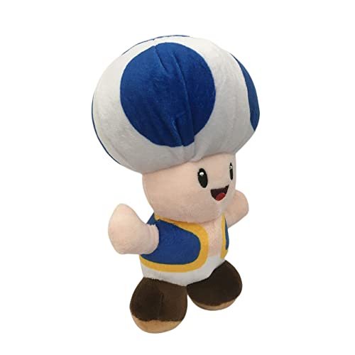 Seta Azul Sapo Felpa Posición De Pie, Muñeca De Peluche Juego De ...