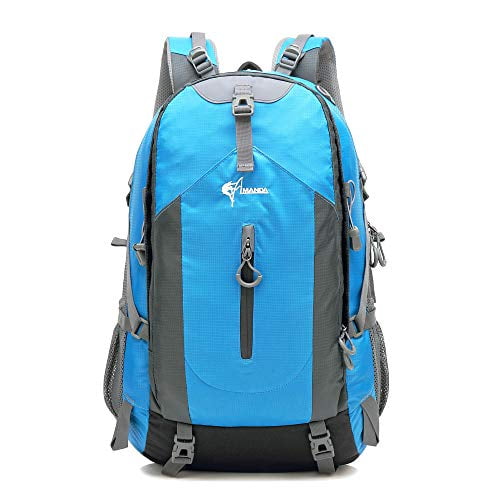 Amanda 50L Water-Resistant Travel, Casual, Hiking and Camping Backpack ...