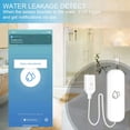 2X Tuya WIFI Water Sensor Alarm Water Leak Detector Flood Alert ...