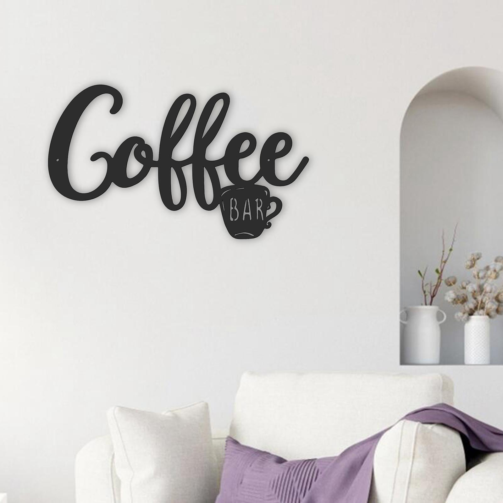 Bar Rustic Cup Letter Sign Farmhouse Kitchen Wall Decor for Decoration ...