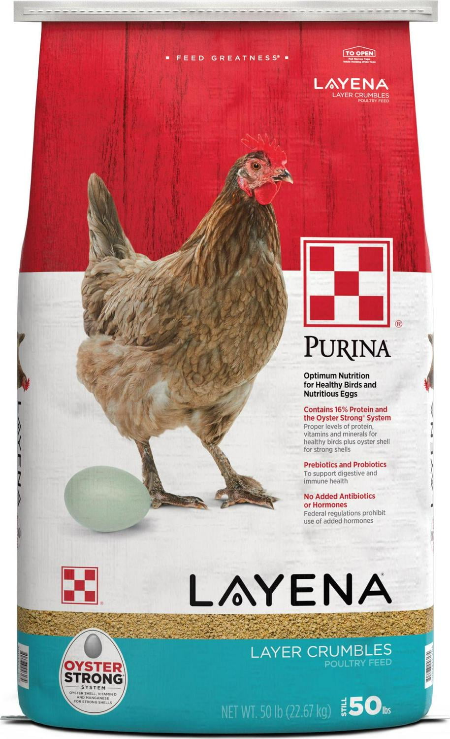 Purina Layena Crumbles Premium Layer Poultry Feed, 50 lb. - Walmart.com