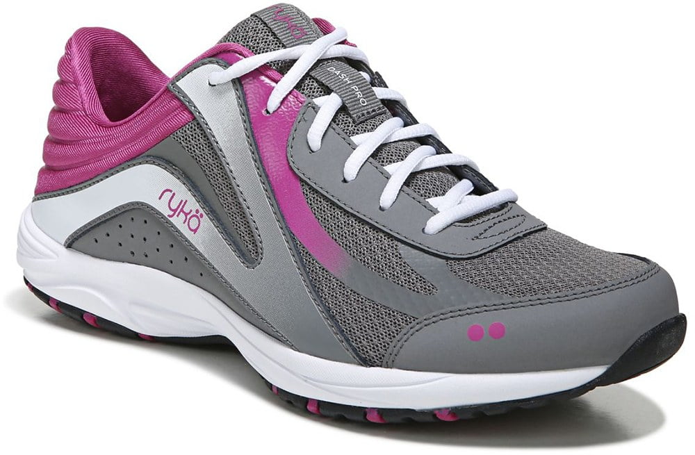Womens Ryka Dash Pro Shoe Size: 6.5 Grey - Pink Walking - Walmart.com