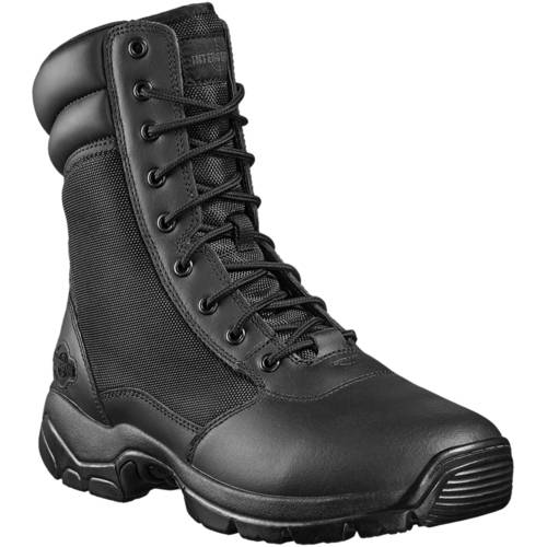 Interceptor Men's Kentin Zippered Tactical Work Boots, Black - Walmart.com