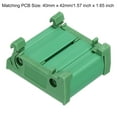 Uxcell DIN Rail Mount Carrier for 40mm x 42mm PCB, Housing, Bracket ...