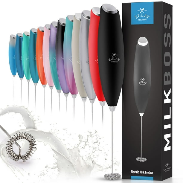 Zulay Kitchen Handheld Titanium Motor Milk Frother (Without Stand ...