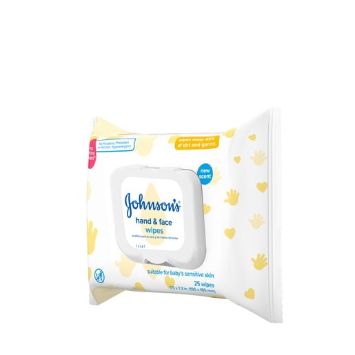 Johnson's Hand & Face Wipes 4 x 25 Ct. - Walmart.com
