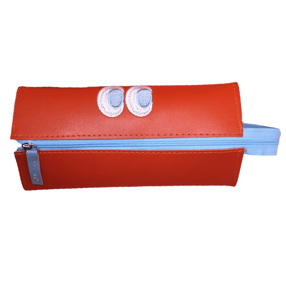 Funny live Foldable Monster Pencil Case Wide-Opening Stationary Box ...