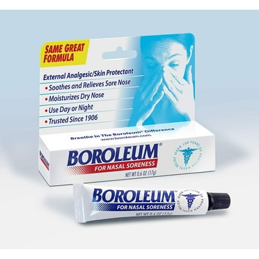 Boroleum Analgesic Ointment, Soothes & Relieves Sore Nose, 0.60 oz, 2 ...