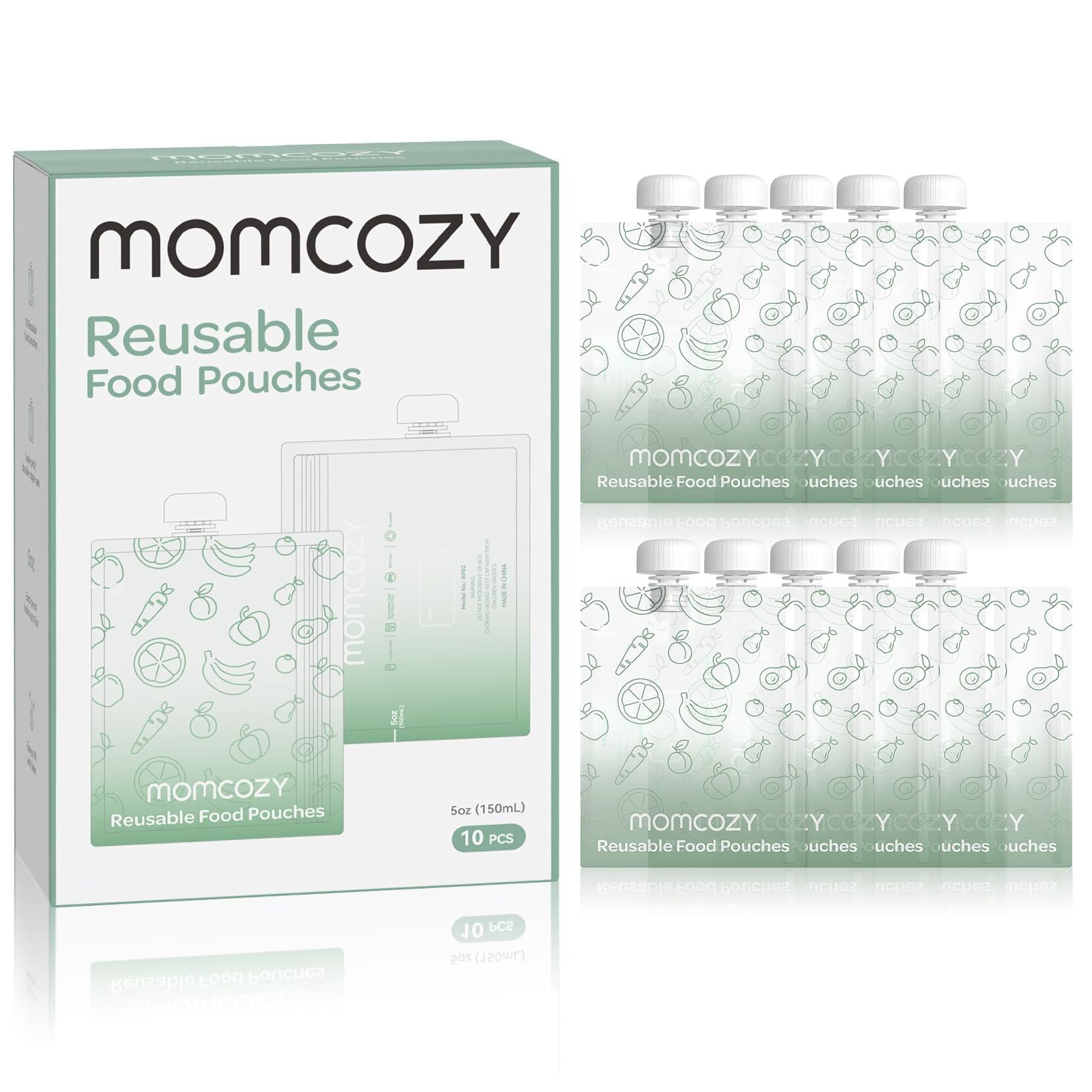 Click here for Momcozy Reusable Baby Food Pouches For Toddlers bp... prices