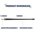 LINGDA 13inch Car Antenna Compatible with Most Cars, SUVs, Trucks ...