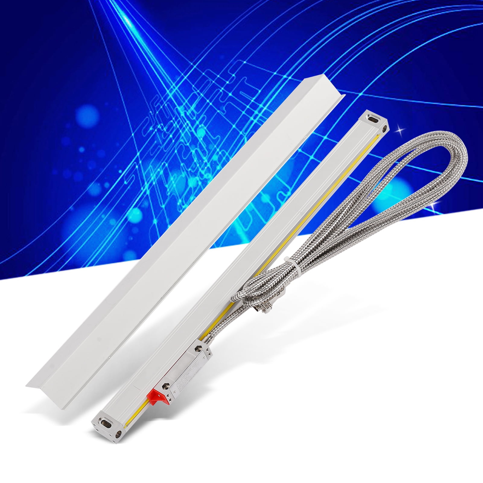 Linear Ruler Encoder Linear Scale Encoder 5μm Grating Ruler Sensor for Milling Lathe Machine 0 ...