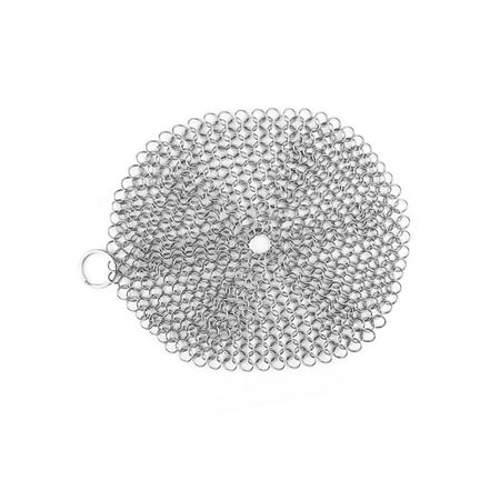 Onever Stainless Steel Cast Iron Chain Scrubber Pan Pot Cleaner Home ...