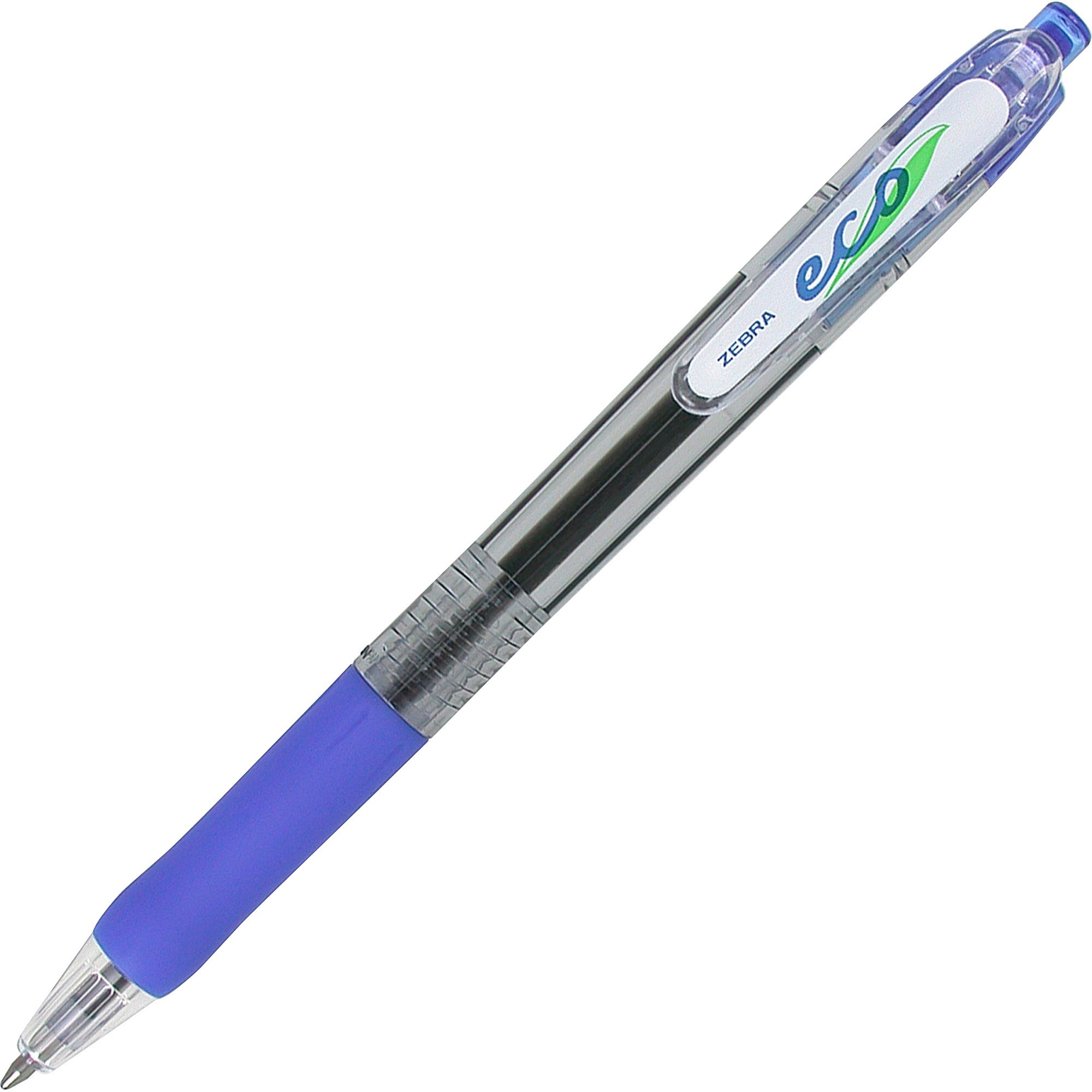 Eco Jimnie Clip Ballpoint Pen, Retractable, Medium 1 Mm, Blue Ink ...