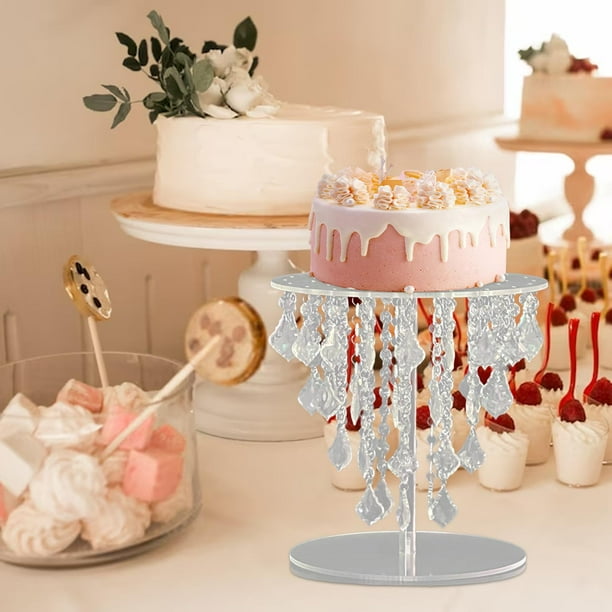 Wedding Centerpieces Stand Cake Stand Round Pedestal Elegant Cake Stand ...