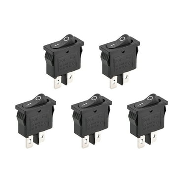Unique Bargains Boat Rocker Switch Black Toggle Switch for Boat Car ...