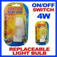 2 Pack Night Lights On Off Switch Bright White Light Nite Wall Plug ...