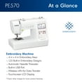 Brother PE570 Embroidery Machine with 135 Built-in Designs, Wireless ...