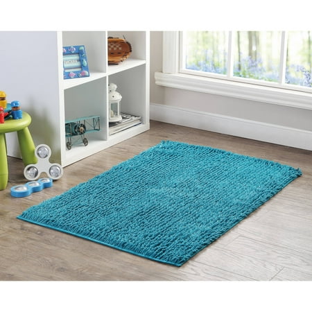 Your Zone Turquoise Noodle 30" x 46" Area Rug - Walmart.com