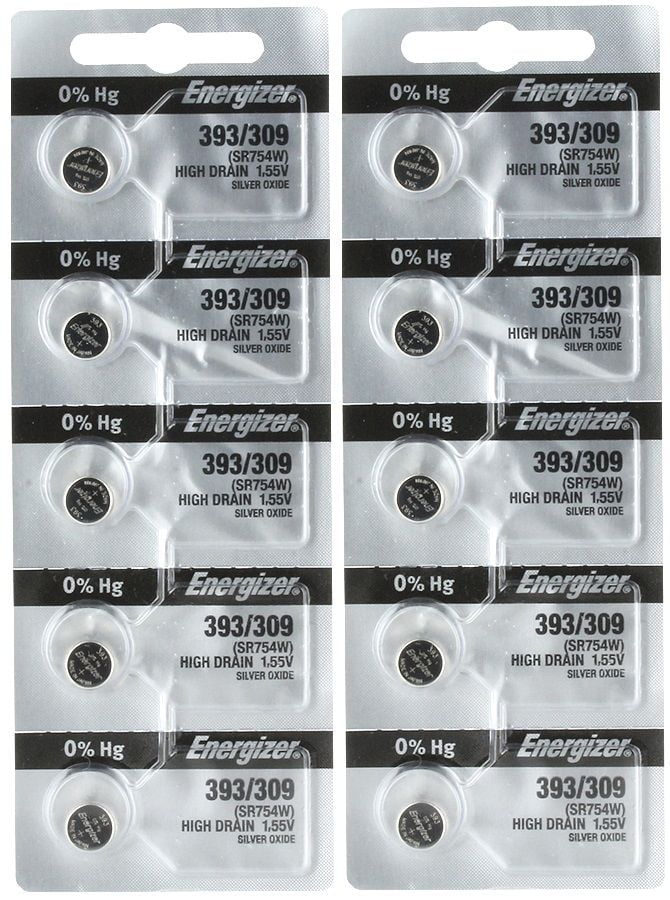 10 ENERGIZER (2 Pack) 392 3V Lithium Coin Cell Batteries - Walmart.com