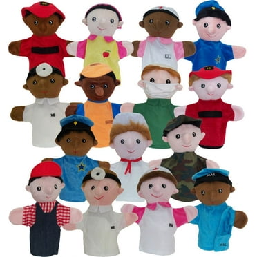 Community Helper Puppets, Set of 10 - Walmart.com