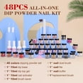 Saviland 49Pcs Dip Powder Nail Kit - 40 Colors All Season Dip Powder ...