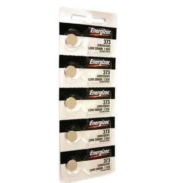 373 Watch battery - Strip of 5 Batteries - Walmart.com