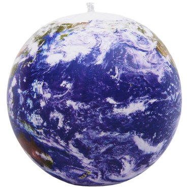 12" Clear Topographic Jumbo Inflatable Globe - Walmart.com