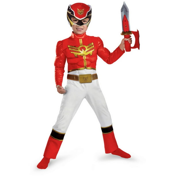 Disguise Costumes Power Rangers Megaforce Red Ranger Muscle Chest ...