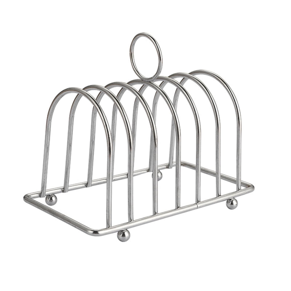 Cooling Rack for Toast Metal Wire Rack With 6 Slots and Carry Handle ...