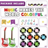 Music Bulletin Board Decorations Set, Rock and Roll Classroom ...