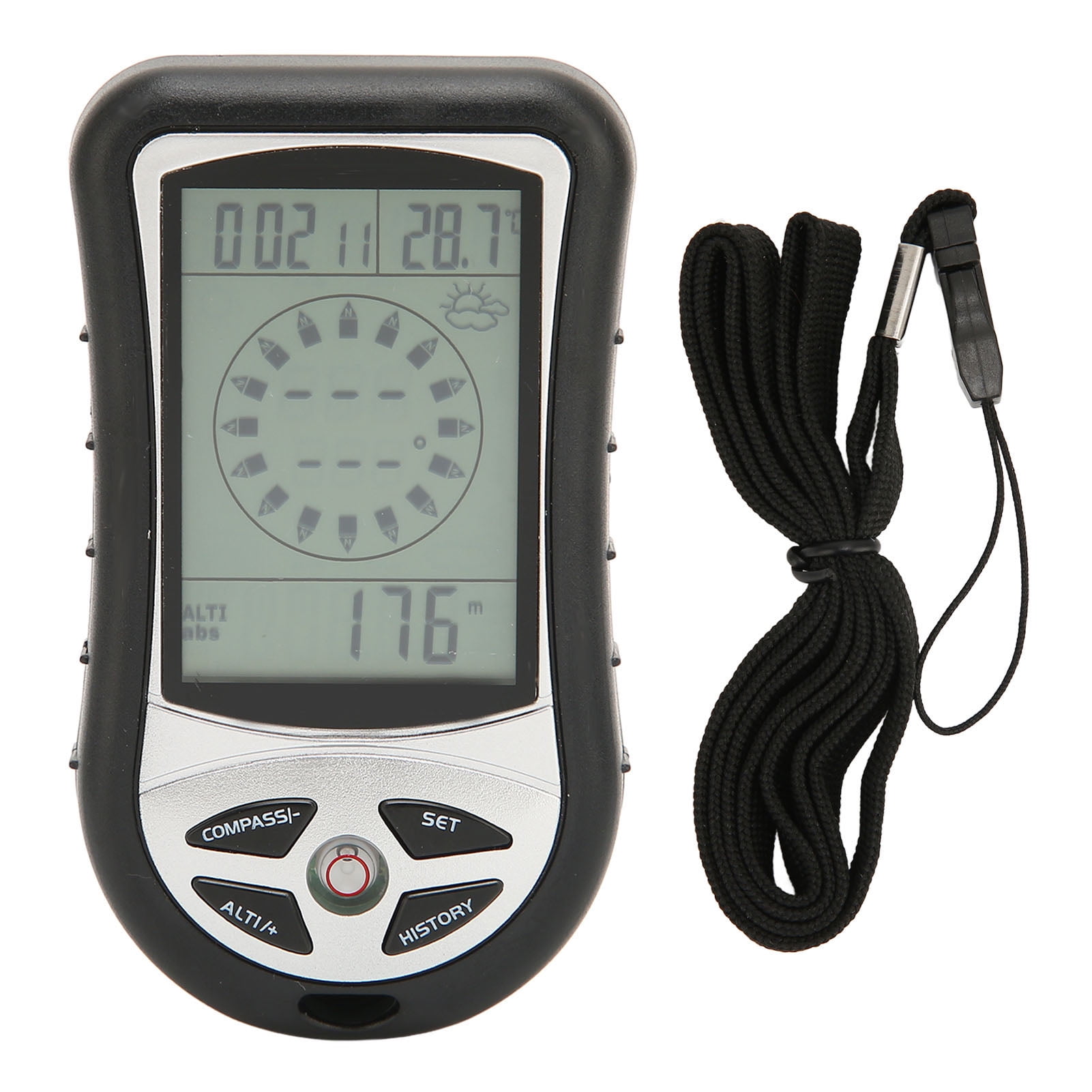 Digital Compass, Barometer 8 In 1 Multifunctional Digital Altimeter ...