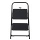 COSCO 2-Step Household Folding Steel Step Stool, All Black, 7ft 11in ...