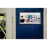 School Years Picture Day Collage Frame in Elegant Black Natural Wood ...