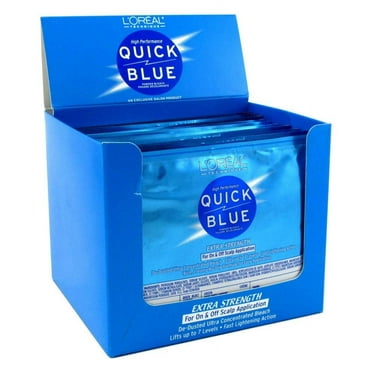L'Oreal Quick Blue High Performance Powder Lightener, Extra Strength ...