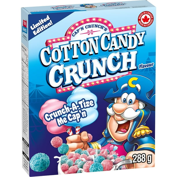 Cap’n Crunch’s Cotton Candy Crunch Flavour Cereal, CAPTAIN CRUNCH CAPN ...