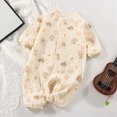 CAUYDY Newborn Toddler Baby Boys Girl Cute Print Long Sleeve Romper ...