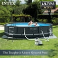 Intex 16' x 48" Ultra XTR Frame Above Ground Pool Set with 1500 GPH ...