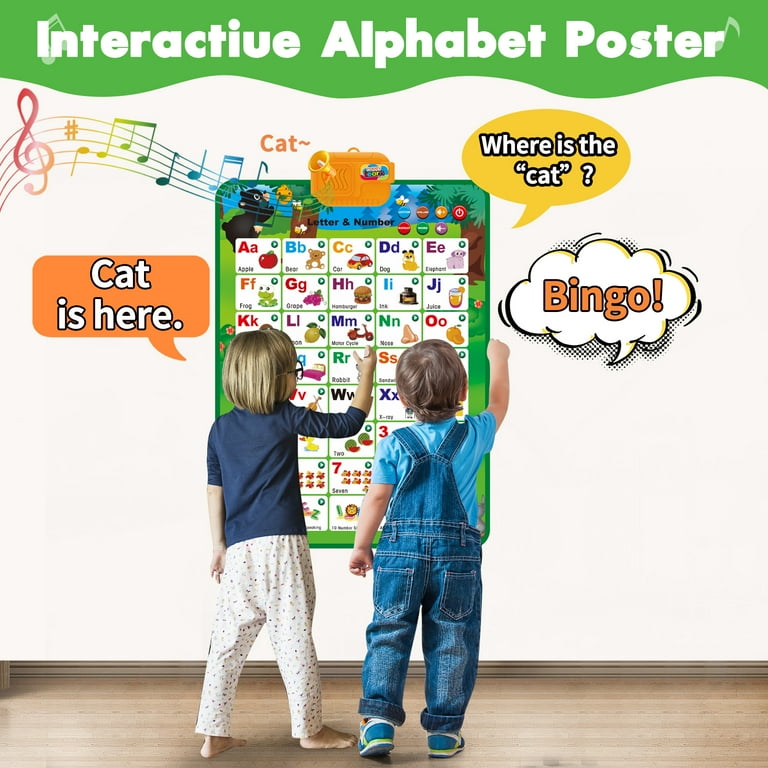 Activities To Help Toddlers Talk KOSA Electronic Interactive Alphabet ...