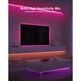 16.4ft Bluetooth RGB COB Led Strip Lights with Remote, Dimmable Smart ...