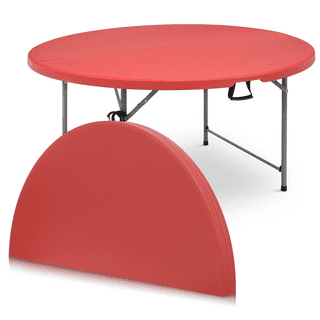 Correll BLUE Commercial Duty, Adjustable Height Plastic Top Folding ...