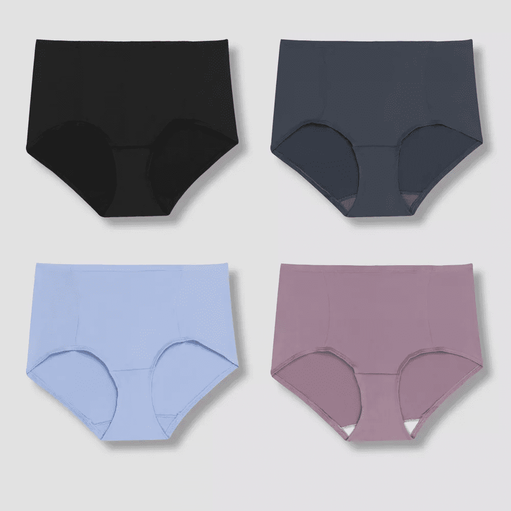 Hanes Premium Women's 4pk Tummy Control Briefs Underwear - (Colors May ...