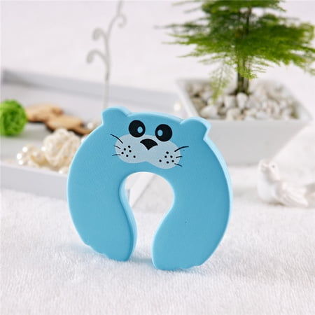Finger Pinch Guard, Cartoon Animal Door Stop Soft Foam Cushion Baby ...