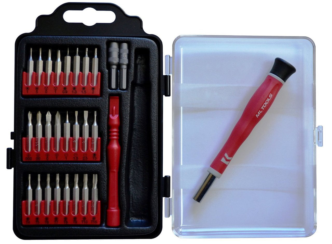 ML TOOLS 28 in 1 Precision Multi-Magnetic-Bit Screwdriver Set PS8008 ...