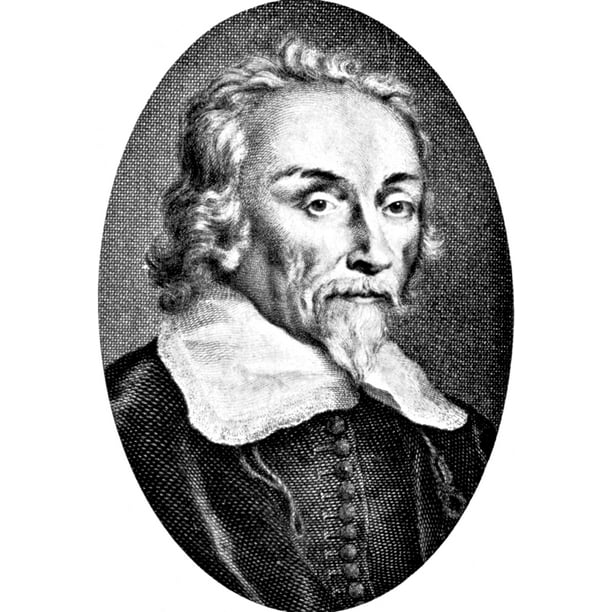 William Harvey English Physician Rolled Canvas Art - Science Source (24 ...