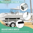61" Adjustable Boat Trailer Bunk Guide-On, Galvanized Steel Frame ...