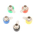 Suodoka 20Pcs 4mm Banana Plug Socket Connectors Mixed Colors Speaker ...